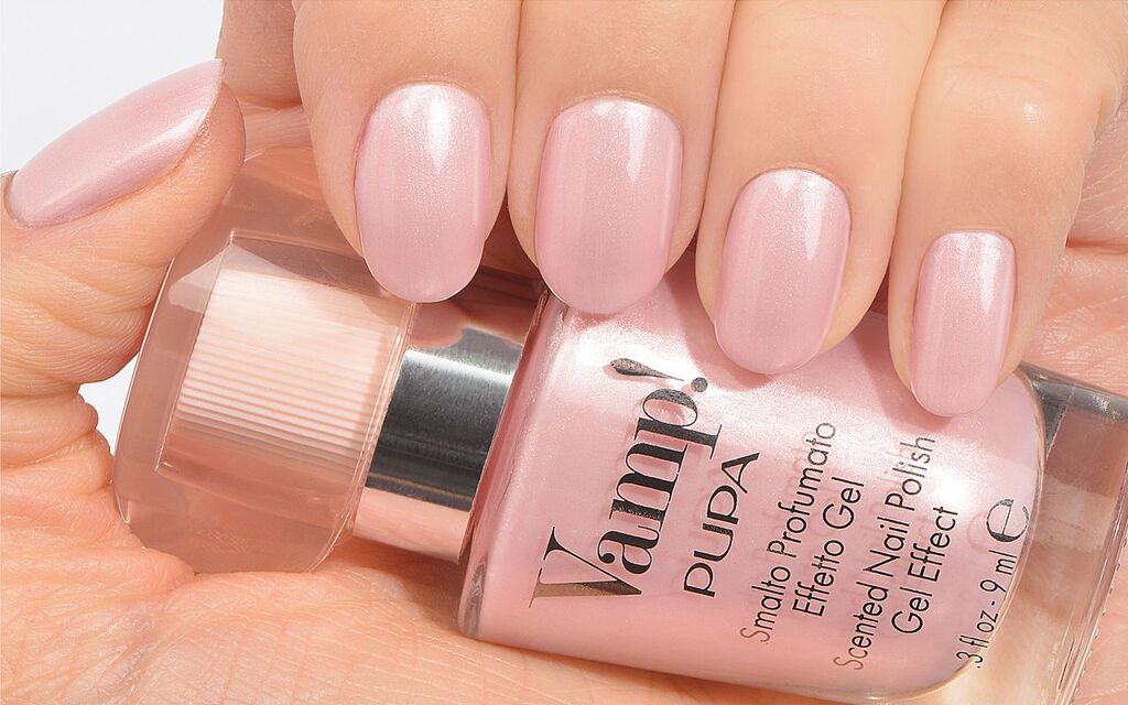 Vamp! Scented Gel Effect Nail Polish, pink fragrance - PUPA Milano