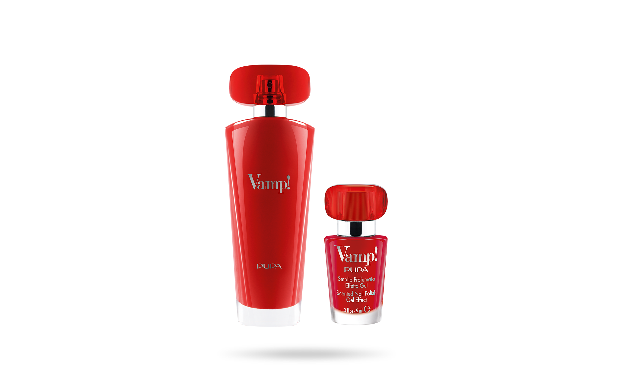 Vamp! Red Eau de Parfum 50 ml and Vamp! Scented Nail Polish Kit - PUPA ...